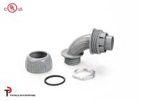 China PVC Plastic Non Metallic Connectors Flexible Conduit Fittings 1/2 to 2 Inch for sale