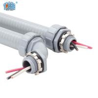 China TOPELE Liquid Tight NM 90-Degree PVC Conduit Connector IP68 Rated -10°C to 70°C Temperature Range 3/8