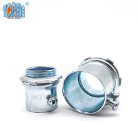 China Galvanized EMT Steel Set Screw Connectors Compression / Set Screw Type for sale