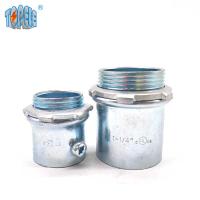 China Galvanized EMT Steel Set Screw Connectors Compression / Set Screw Type for sale