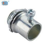China Galvanized EMT Steel Set Screw Connectors Compression / Set Screw Type for sale