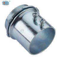 China Galvanized EMT Steel Set Screw Connectors Compression / Set Screw Type for sale