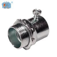 China Topele UL Listed EMT Steel Set Screw Connector 1/2 to 4 Inch Galvanized NPT for sale