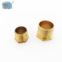 China Long / Short Type Male Threaded Brass Hexagon Bush 15mm 20mm 25mm for sale