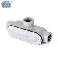 China LR/LL/C/T/LB Threaded Rigid Aluminum Conduit Body with Cover - NPT Threaded 1/2