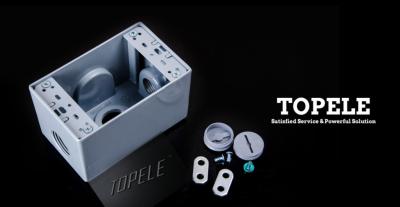 China TOPELE 3-Hole One Gang Weatherproof Electrical Box 2