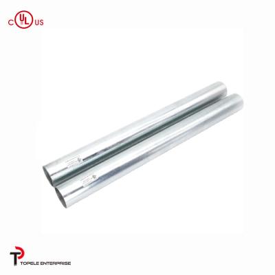 China BS4568 Galvanized Steel Electrical Conduit Pipe 20mm 25mm 32mm with 1.6mm Wall Thickness and 3.75m Length for sale