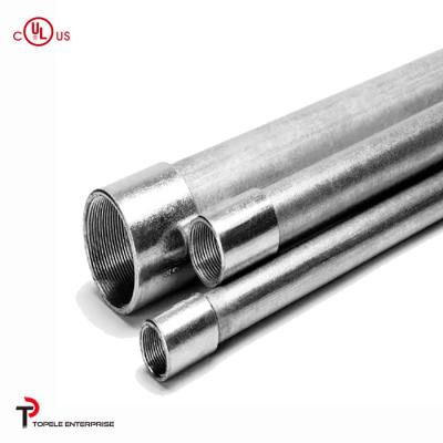 China 1/2-inch IMC Galvanized Steel Conduit 10ft Length with 2.64mm Wall Thickness for Electrical Cable Protection for sale