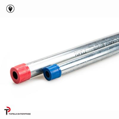 China BS4568 Galvanized Steel Conduit - 20mm to 32mm Diameter, 3.75m Length, Hot-Dipped Galvanized Electrical Protection Pipe for sale