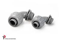 China PVC Plastic 90° Liquid-Tight Conduit Connectors 3/8