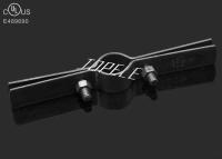 China UL Certified Steel Riser Pipe Clamp with Two Bolt, Pipe Hanger - Black for sale