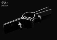 China Zinc Plated Steel Pipe Clamps / Black Riser Pipe Clamp With Bolt UL Certification for sale
