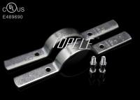 China Zinc Plated Steel Pipe Clamps / Black Riser Pipe Clamp With Bolt UL Certification for sale