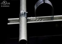 China UL Certified Galvanized Steel Pipe Clamps 1/2 to 4 Inch Strut Straps Custom Sizes for sale