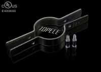 China Black Steel Pipe Clamps Zinc Plated 1/2