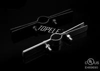 China Black Steel Pipe Clamps Zinc Plated 1/2
