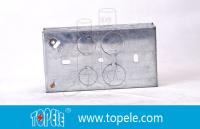 China Galvanized Electrical Metal Conduit Box , Square Electrical Boxes And Covers for Lighting Fixture for sale