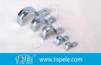 China Galvanized 1 Inch EMT Conduit Fittings - One Hole Strap in Zinc-Plated Steel for 1/2