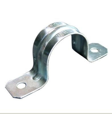 China Galvanized Steel IMC Conduit Two Hole Strap 1/2 to 4 Inch for Secure Conduit Mounting for sale