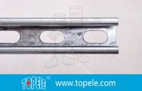 China Black Galvanized 41x41mm Unistrut Channel HDG Slotted Strut for Conduit Support 1.5mm Thickness for sale