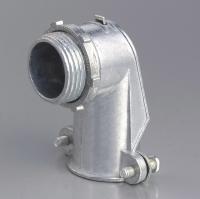 China Zinc Angle Flexible Squeeze Connector with various flexible hoses for sale