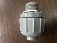 China PVC Plastic Non Metallic Liquid Tight Connector Straight ISO Certification for sale