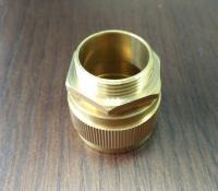 China Golden Brass Connector 38mm 50mm Nickel Plated or Plain BS4568 CNC Machined for sale
