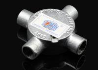 China Malleable Iron Cross Junction Box 20mm 25mm Four Way Circular Conduit Box for sale