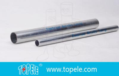 China Pre-Galvanized EMT Conduit 1/2 to 4 Inch Electrical Metallic Tubing ANSI C80.3 3.05m Length for sale