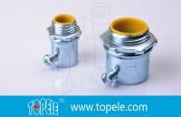 China Steel EMT Compression Insulated Connector 1/2 to 4 Inch NPT Thread Conduit Fittings for sale