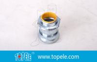 China NPT Thread EMT Steel Compression Connector 1/2 to 4 Inch Zinc Plated Conduit Fitting for sale