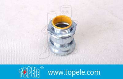 China EMT Steel Compression Connector 1/2 to 4 Inch Electrical Conduit Fittings Raintight for sale