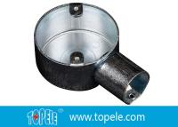 China BS Electrical Conduit Fittings Circular Junction Box 20mm 32mm Galvanized Steel for sale