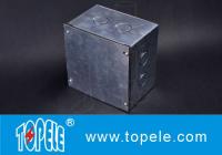 China Steel Square Junction Box , Electrical Boxes And Covers For Lighting Fixtures for sale