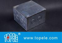 China Steel Square Junction Box , Electrical Boxes And Covers For Lighting Fixtures for sale