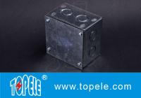 China Steel Square Junction Box , Electrical Boxes And Covers For Lighting Fixtures for sale
