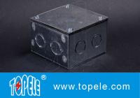 China Steel Square Junction Box , Electrical Boxes And Covers For Lighting Fixtures for sale