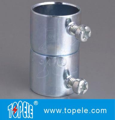 China Hot Dip Galvanized EMT Conduit Coupling Set Screw Steel 1/2 to 4 Inch American Standard for sale