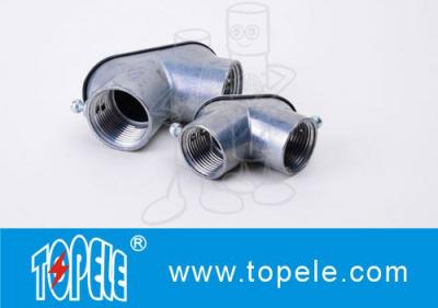 China Zinc Die Cast Set-Screw EMT Pull Elbows with Gasket 1/2 to 2 Inch Conduit Fittings for sale