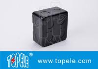 China OEM Square Panel Copper GFCI Receptacles Round Aluminum Alloy POP-up Floor Socket 125V 15A/20A with 1.2mm Metal Box for sale