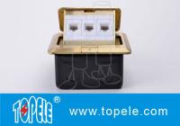 China Square Panel GFCI Receptacles 125V 15A/20A Pop-Up Floor Socket with Copper/Aluminum Alloy Construction for sale