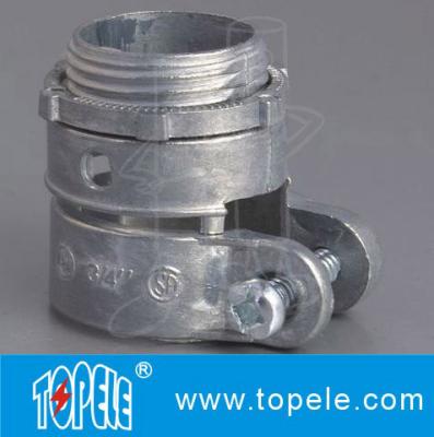 China Zinc Die Cast Flexible Conduit Quick Snap Connector 1/2 to 4 Inch for sale