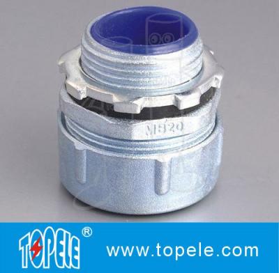 China Plum Type Straight Liquid Tight Male Flexible Metal Conduit Connector 3/8 to 2 Inch Zinc Die Cast for sale
