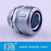 China Plum Type Straight Liquid Tight Male Flexible Metal Conduit Connector 3/8 to 2 Inch Zinc Die Cast for sale