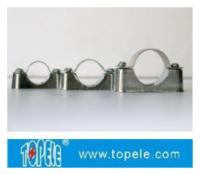 China BS4568 BS31 Carbon Steel Spacer Bar Saddle With Base 20mm to 50mm Electrical Conduit Fittings for sale