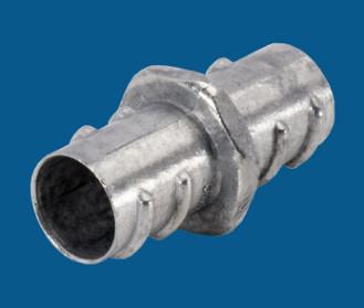 China Zinc Die Cast Screw In Type Flex Coupling for Flexible Metal Conduit 1/2 to 1 Inch for sale