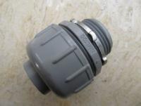 China PVC Straight Nonmetallic Liquid Tight Conduit Connectors 3/8
