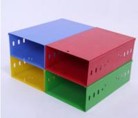 China Powder Coated GI Cable Tray 200 Meter Length with 1.0-2.0mm Thickness for Electrical Trunking Systems for sale