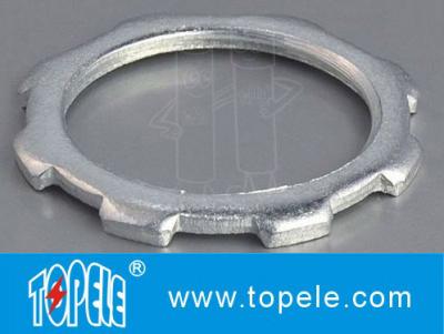 China TOPELE Galvanized Steel Locknut for GRC Rigid IMC Conduit 1/2 to 4 Inch Heavy Duty Indoor for sale
