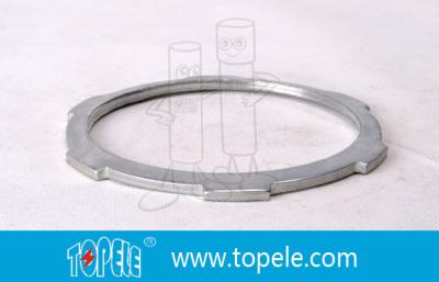 China Zinc Conduit Locknut 1/2 to 4 Inch ISO Standard for Rigid IMC EMT Electrical Fittings for sale